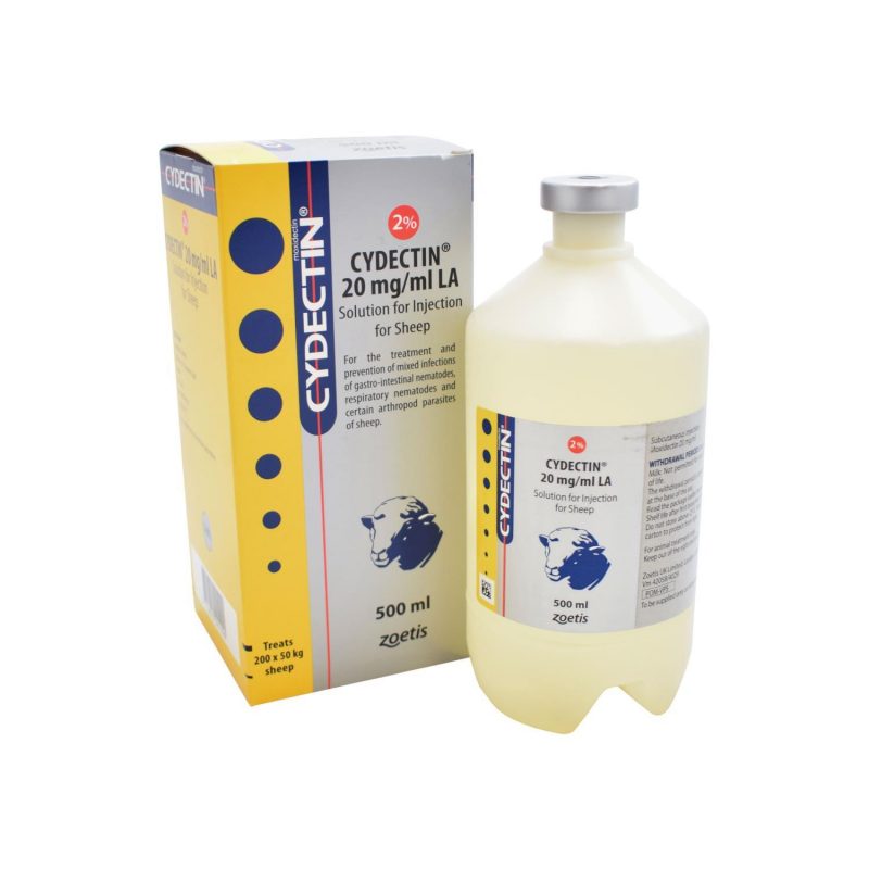 Cydectin 2% LA Sheep Injection - Joseph Walls Agri Supplier