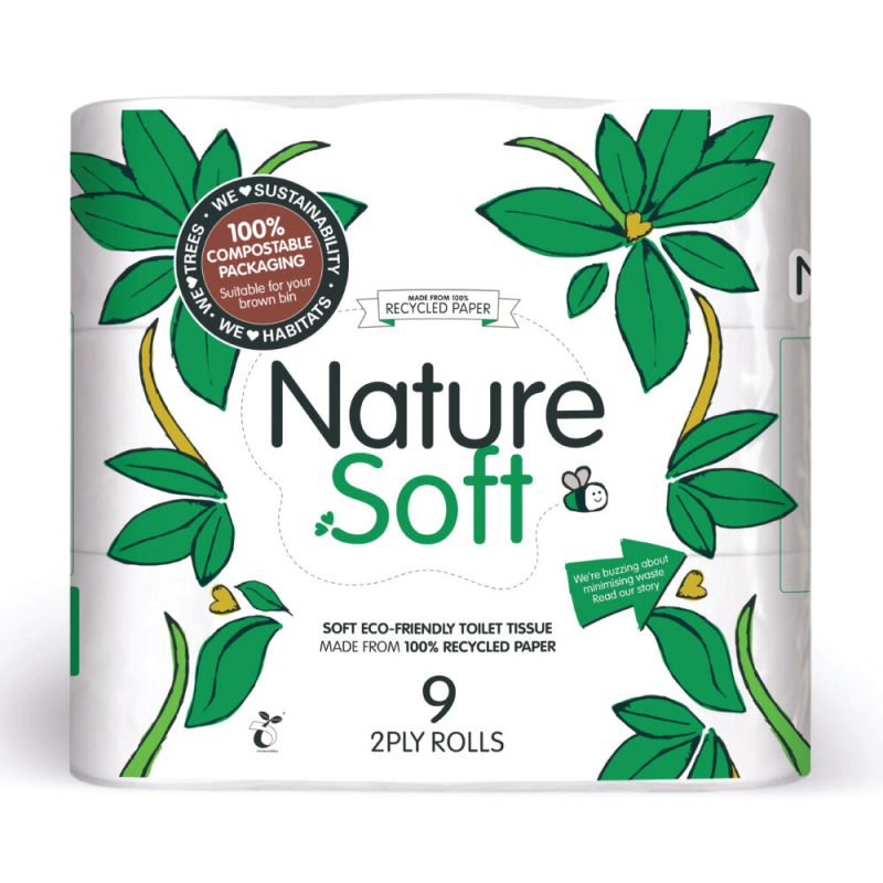 Nature Soft Toilet Roll 9 pack - Joseph Walls Agri Supplier