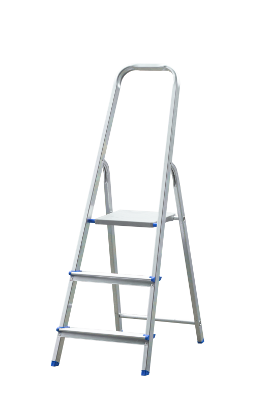 Buildworx 3 Tread Aluminium Step Ladder - Joseph Walls Agri Supplier